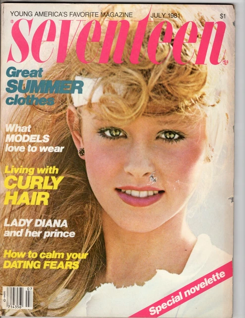 VINTAGE SEVENTEEN MAGAZINE July 1981 PRINCESS DIANA £19.67 - PicClick UK