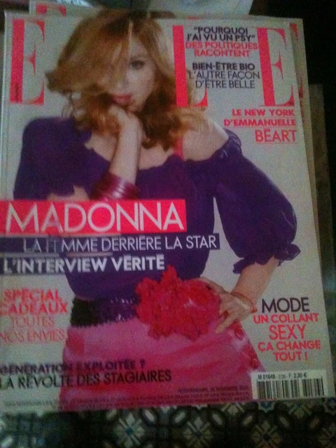 MAGAZINE ELLE madonna 28 novembre 2005 EUR 20,00 - PicClick FR