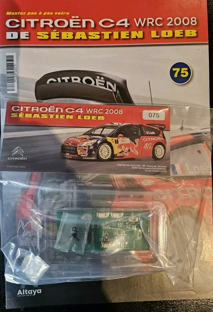 2008 MONTEZ LA Citroën C4 WRC Editions Altaya 1/8 N°75 Bis2 £102.12 ...