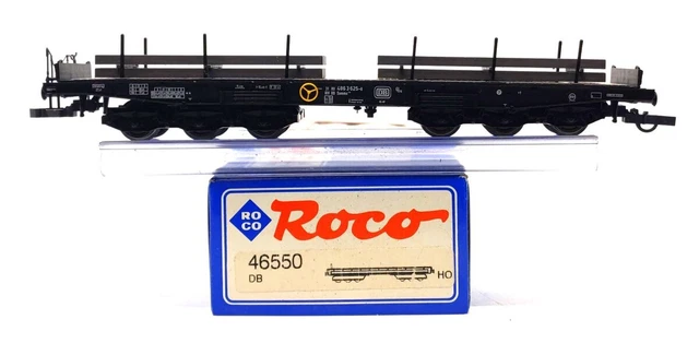 ROCO 46550 HO Scale German Railroad Flatcar w/ Load EX/Box EUR 22,54 ...