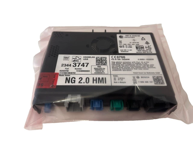 GM CHEVY CADILLAC HMI 2.0 Human Machine Interface Module 23443747 NAV ...