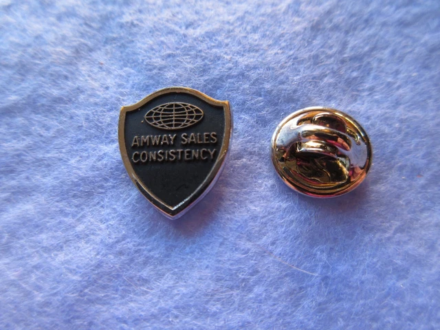 VINTAGE AMWAY SALES Consistency Lapel Pin Button $6.00 - PicClick CA