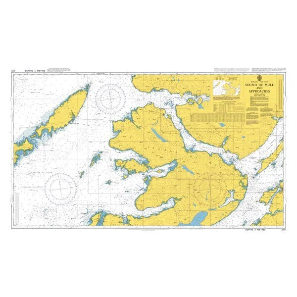 ADMIRALTY CHART 2171: Sound of Mull and Approaches | Official Chart £47 ...