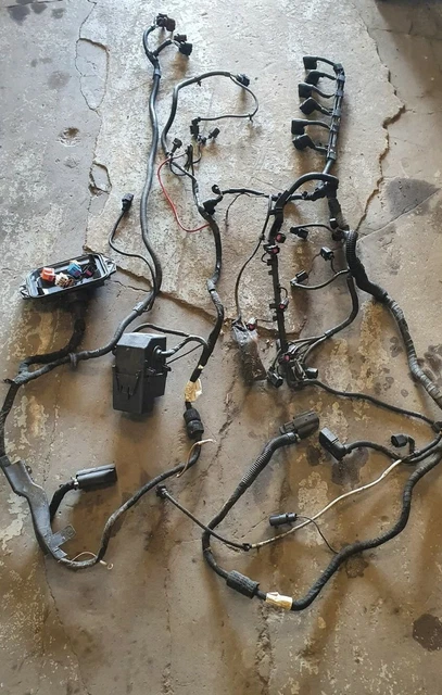 VW GOLF MK4 2.8 V6 24v VR6 4motion BDE Engine Wiring Loom R32 BFH BHE ...