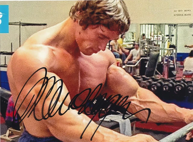 ARNOLD SCHWARZENEGGER BODYBUILDING Mr. Olympia Autographe Autograph EUR ...
