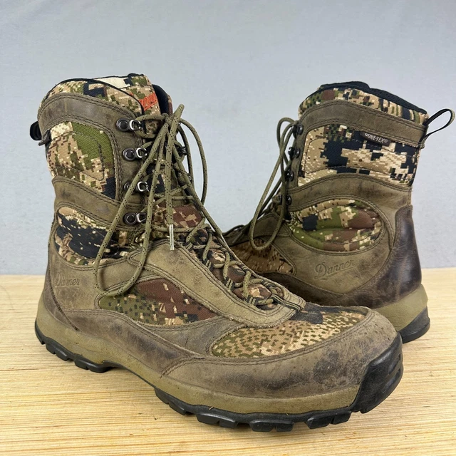 DANNER MENS BOOTS 12 D High Ground Optifade Subalpine Green Brown ...