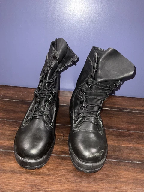 BELLEVILLE F360ST VIBRAM Sole Full Leather 10" Steel Toe Combat Boots ...