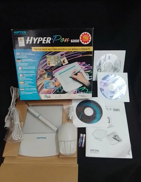 AIPTEK HYPER PEN 6000 Draw/Paint/Animate Handwriting Recognition ...