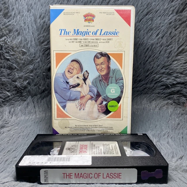 MAGIC OF LASSIE VHS 1986 MGM Home Video Viddy OH! For Kids Clamshell ...