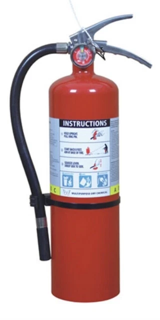 🧯NEW 2025 CERTIFIED VICTORY 5lb ABC Fire Extinguisher 3A-40BC W/Wall Mt ...
