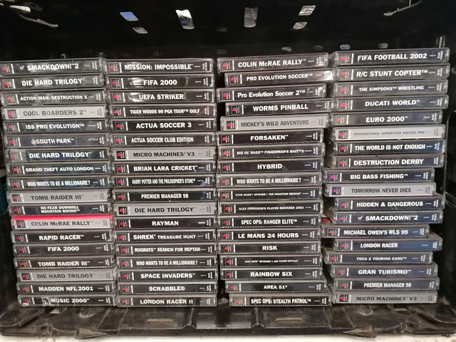 SONY PLAYSTATION PS1 PS 1 Job Lot Collection Bundle Video Games #5461 £ ...