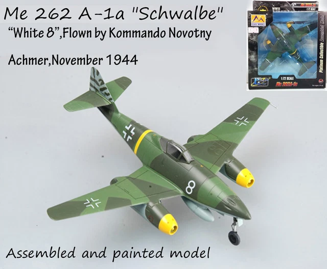 WW2 GERMAN ME 262 A-1a Schwalbe jet fighter plane aircraft assembled ...