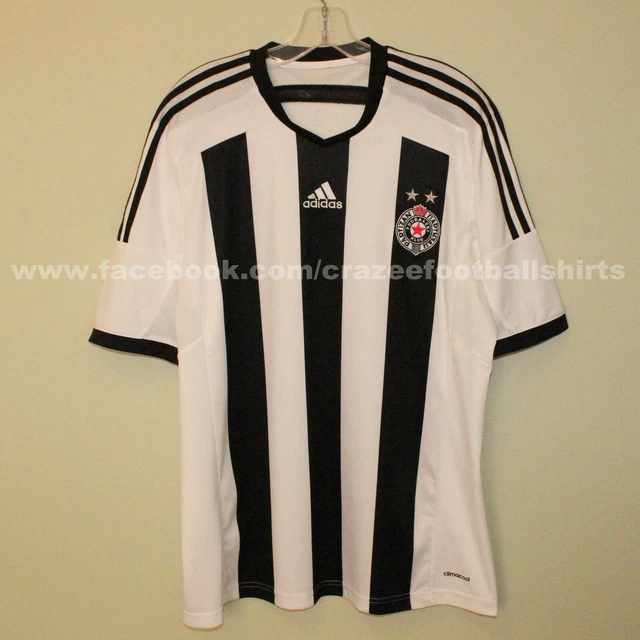 FK PARTIZAN BELGRADE Beograd 2014-15 home shirt Adidas football jersey ...