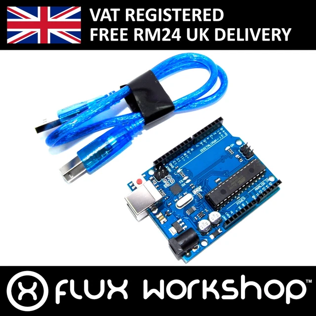 ATMEGA328P MICROCONTROLLER BOARD 16u2 (Arduino Compatible) Flow ...