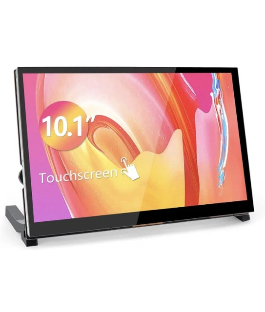 10.1& RASPBERRY PI Touch Screen Portable Monitor, WIMAXIT 1024X600 IPS ...
