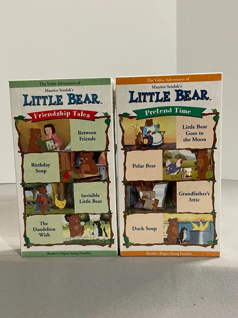 NICK JR SENDAK Little Bear Pretend Time Friendship Tales VHS ...