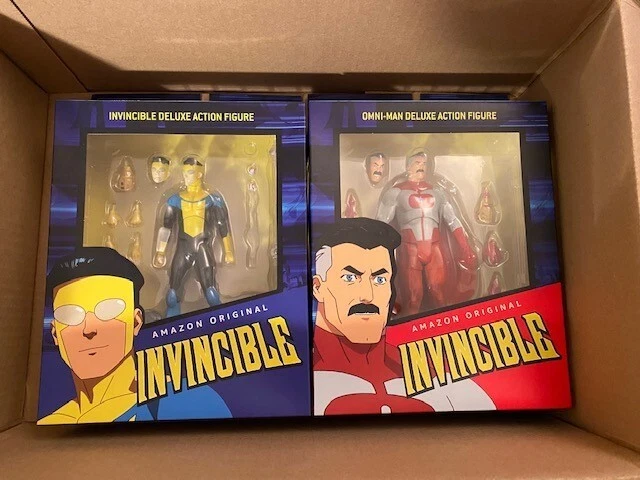 INVINCIBLE SERIES 1 Mark Grayson and Omni-Man Action Figures 7 inch $50 ...