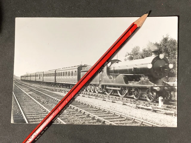 LSWR 4-4-0 NO. 471 on train where?. L&GRP rp p/c size. £1.50 - PicClick UK
