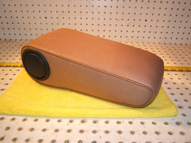 MERCEDES W124 SEDAN center FRONT Palomino VINYL Genuine 1 Armrest ...