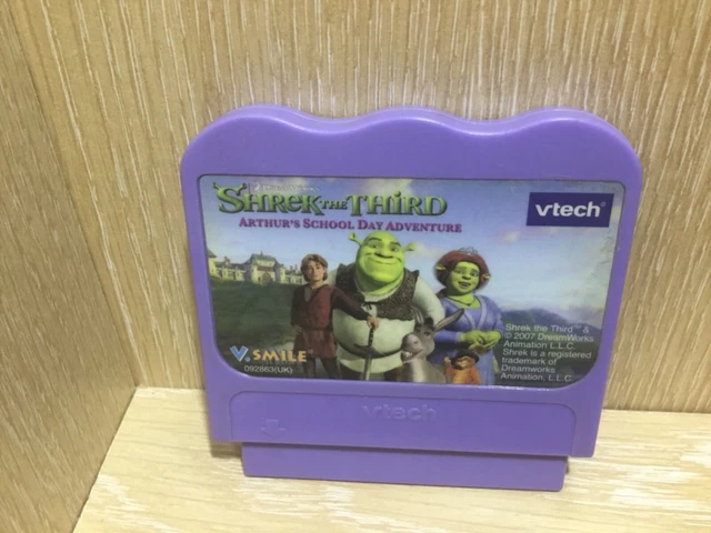 VTECH V.SMILE GAME Shrek the Third Arthur’s School Day Adventure V ...