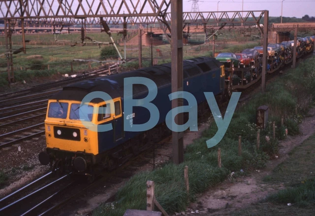 35MM RAILWAY SLIDE of Class 47 47232 @ Bescot June 1978 Copyright to ...