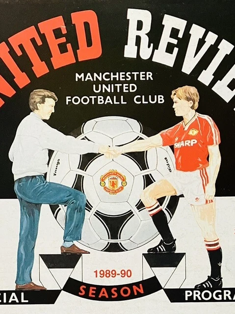 MANCHESTER UNITED PROGRAMMI Stagione 1989/90 Choosefrom List Sconto ...