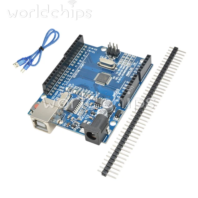 CH340G ATMEGA328P DEVELOPMENT Board Type B + Cable + For Arduino UNO R3 ...