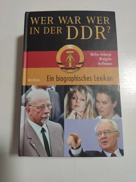 WER WAR WER in der DDR? -ein biographisches Lexikon. Müller-Enbergs ...