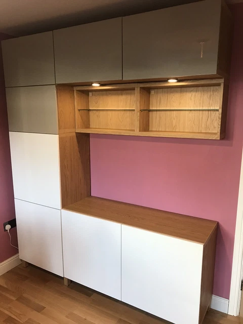 IKEA BESTA HOME Office TV Unit, Desk Units, Worktop And Overhead ...