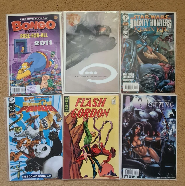 WU TANG STAR Wars Flash Gordon The Simpsons Kung Fu Panda Halo Comics ...