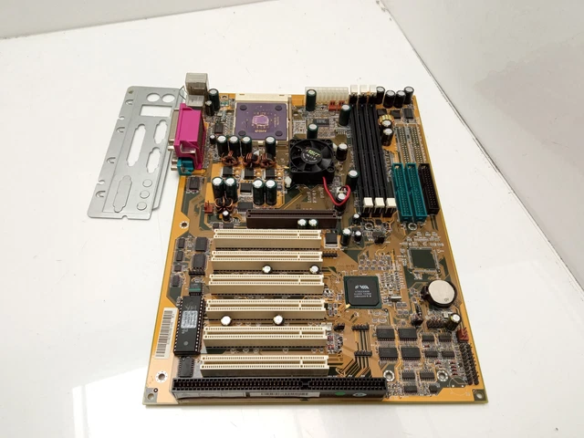 ABIT KT7A SOCKET 462 SDRAM AGP ISA Motherboard With I/O Shield and AMD ...