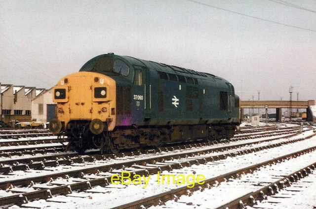 PHOTO RAILWAY 6X4 Class 37 37060 Stabled at Temple Mills c1978 £2.00 ...