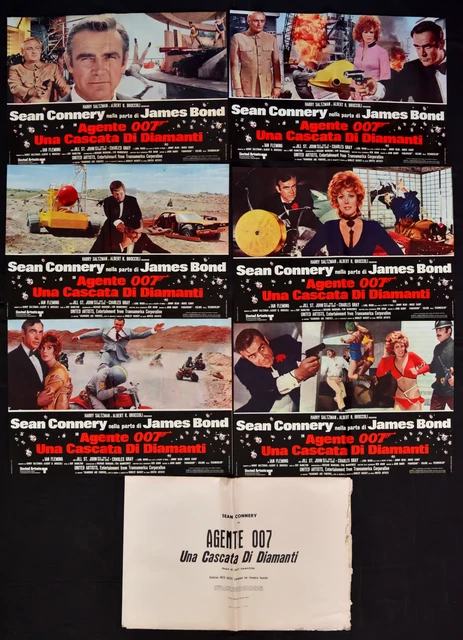 FOTOBUSTE UNA CASCATA DI DIAMANTI sean connery james bond agente ...