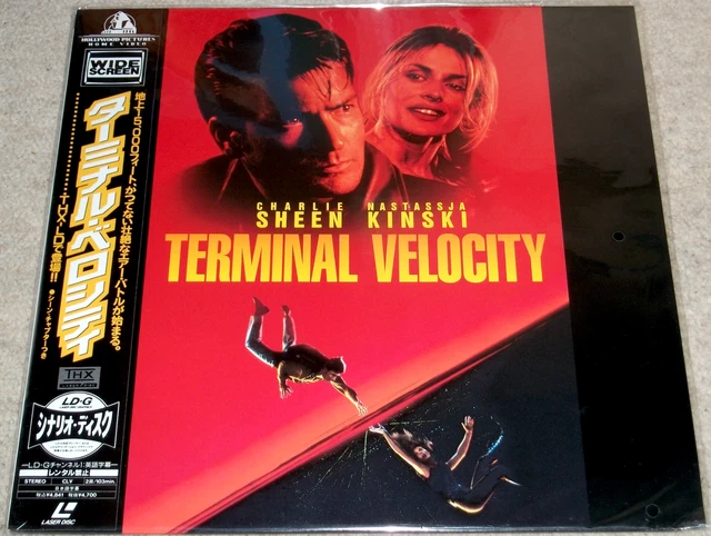 CHARLIE SHEEN TERMINAL VELOCITY Nastassja Kinski JAPAN LASERDISC LD ...