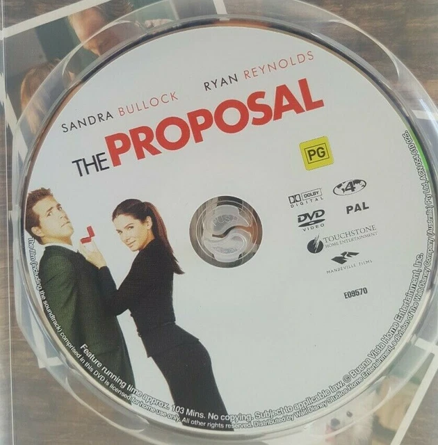 THE PROPOSAL - DVD Region 4 PAL - FREE POSTAGE - Ryan Reynolds & Sandra ...