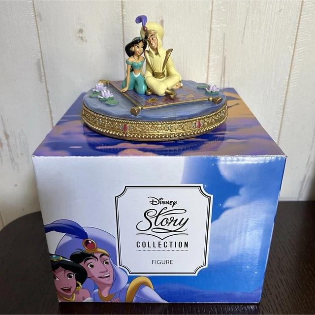 DISNEY STORE ALADDIN Figure Jasmine Magic Carpet Figurine £85.99 ...