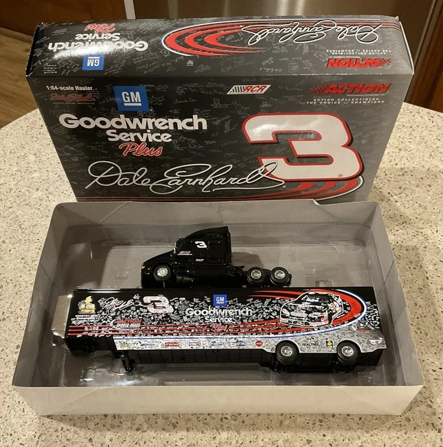 2001 ACTION DALE Earnhardt GM Goodwrench Service Plus Tribute Hauler 1/ ...