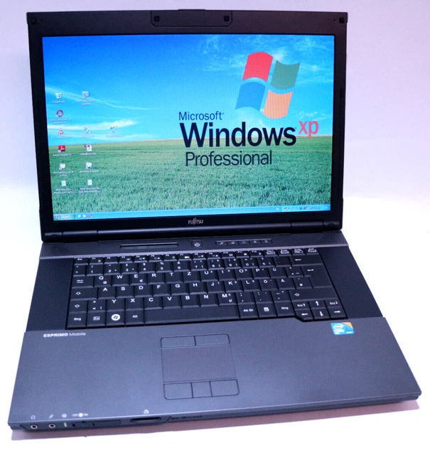 WINDOWS XP RETRO Laptop Siemens Esprimo D9510 Intel 500/4 GB RS232 COM ...