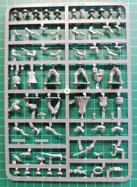 DEAD MAN'S HAND Gunfighters Male Sprue (1 Sprue) with bases £7.49 ...