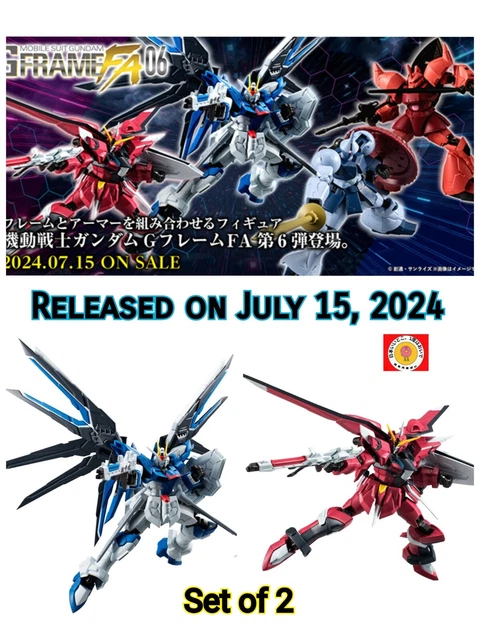 MOBILE SUIT GUNDAM G Frame FA 06 Rising Freedom Gundam Immortal Justice ...