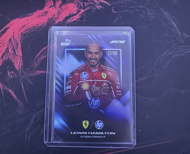 TOPPS F1 FORMULA 1 Lights Out 2025 # 2x Lewis Hamilton # Ferrari # Base ...