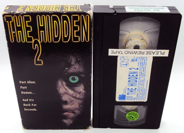 THE HIDDEN 2 VHS 1994 Good Alien Teams Up With Human Cop To Hunt Down ...