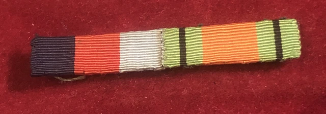 WW2 BRITISH MEDAL Ribbons 1939-1945 Star & Defence Medals Army Military ...