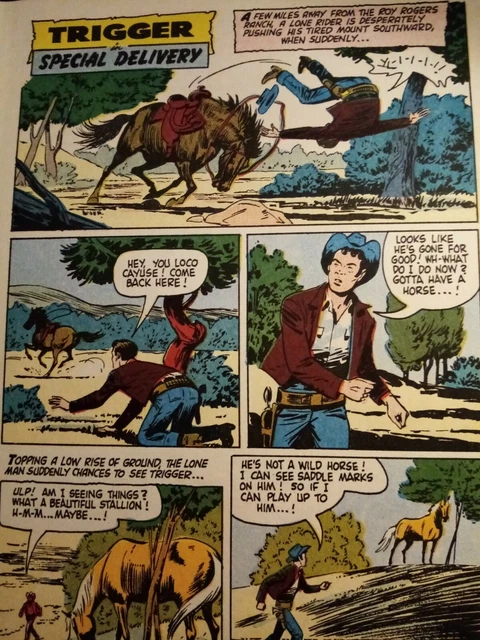 SA68 EPHEMERA 1950S comic strip story trigger special delivery EUR 3,71 ...