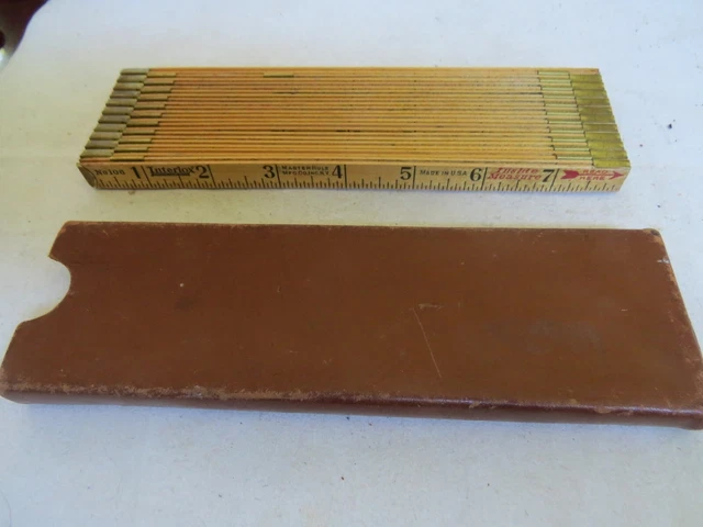 VINTAGE INTERLOX MASTER Slide Wooden Ruler Master Rule Mfg. Co With ...