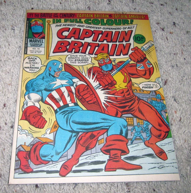 CAPTAIN BRITAIN 16 1° Crossover America Vol 1 MCU? LOTTO UK HTF ...