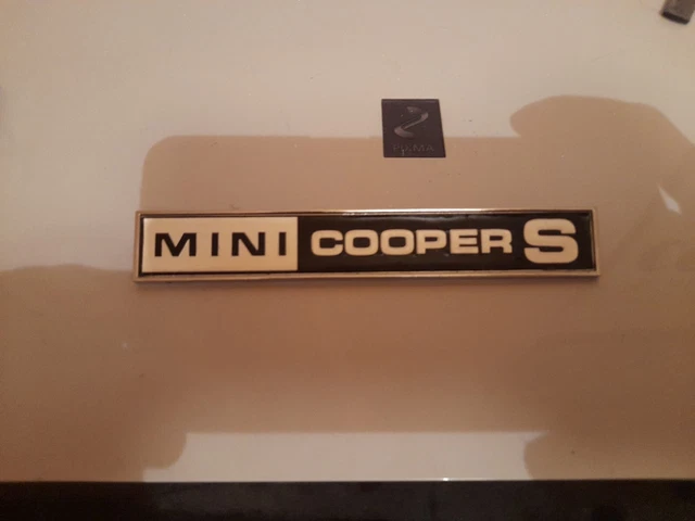 CLASSIC MINI COOPER S Rear Badge, BMC, Austin Leyland Rover £15.60 ...