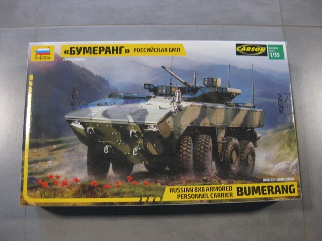 ZVEZDA 3696 RUSSIAN 8x8 armored personnel carrier Bumerang 1:35 EUR 24 ...