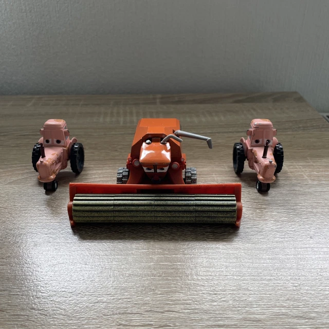 DISNEY PIXAR CARS Frank Combine Harvester And Two Tractors Diecast £31. ...