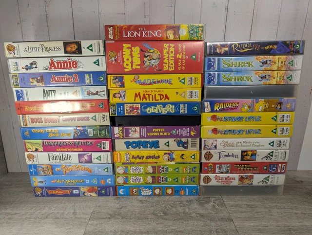 VHS VIDEO TAPES Bundle Job Lot x 37 Various Classics Mainly Childrens ...